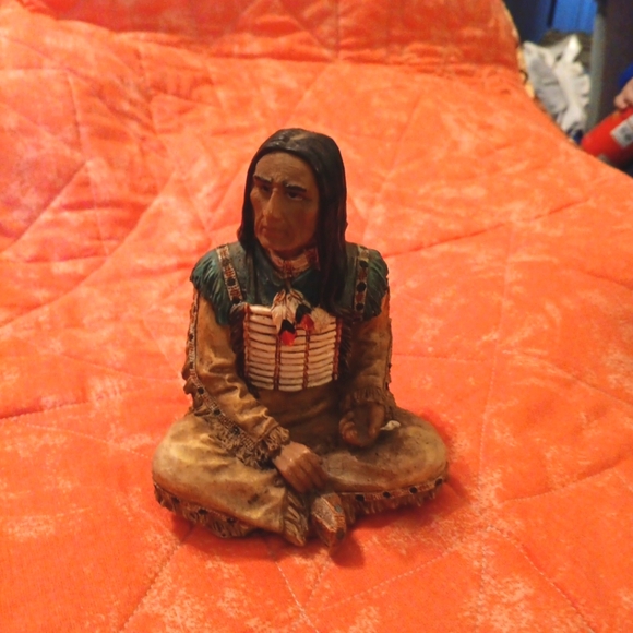 native american | Art | 3 93s Native American Statues | Poshmark